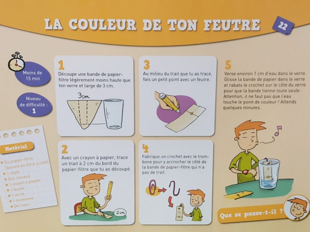 Expérience sur les couleurs